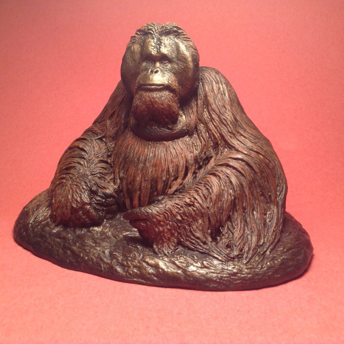 Pongo Orangutan Center for Great Apes Sculpture Figurine - Etsy