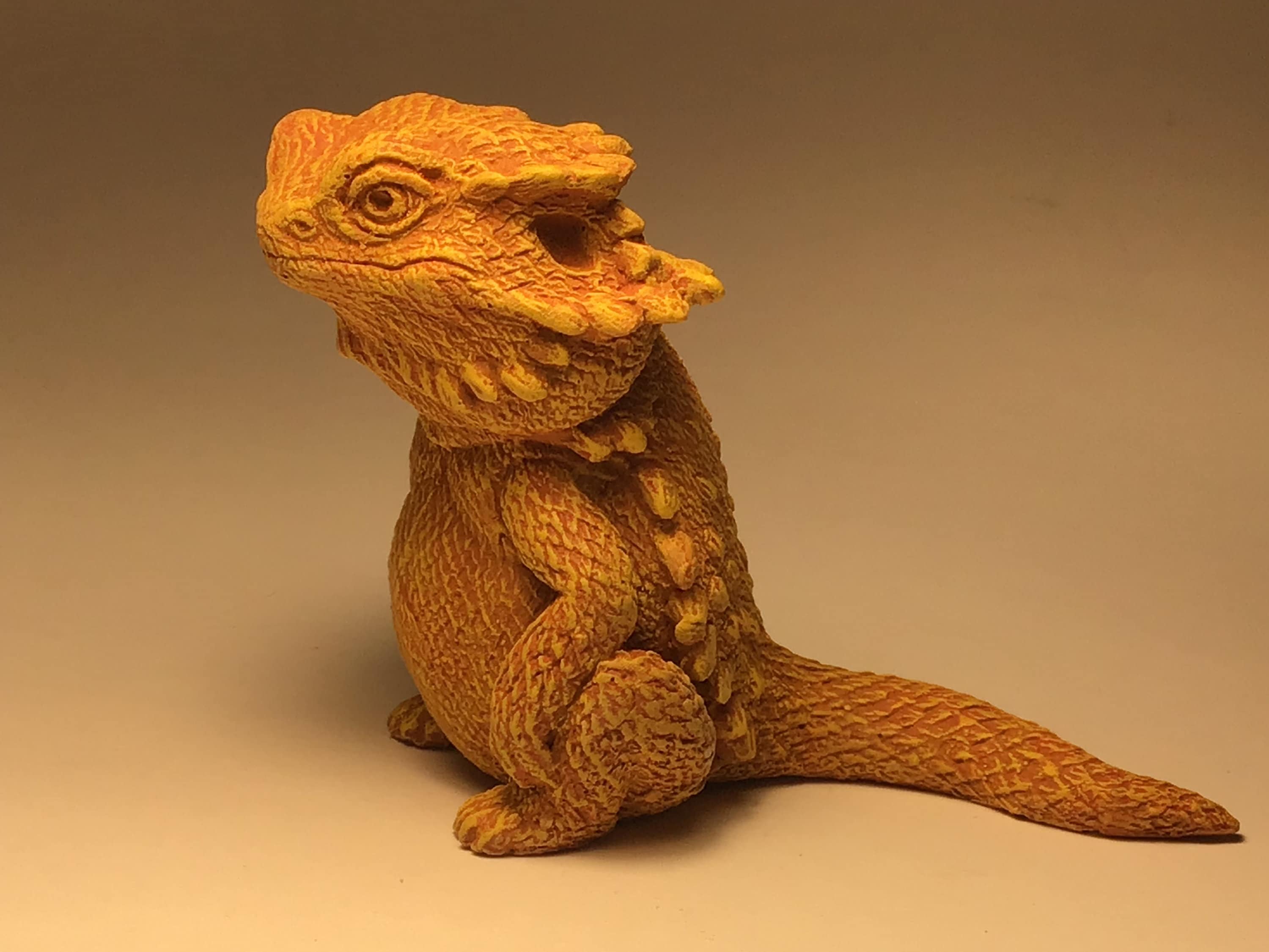 Bearded Dragon Sculpture Figurine Comic Character Cute - Etsy Hong Kong