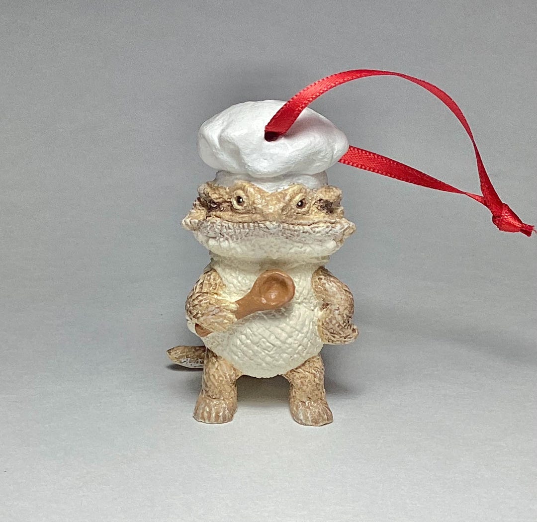 Chef Lenny Bearded Dragon Christmas Ornament Collaboration With ...