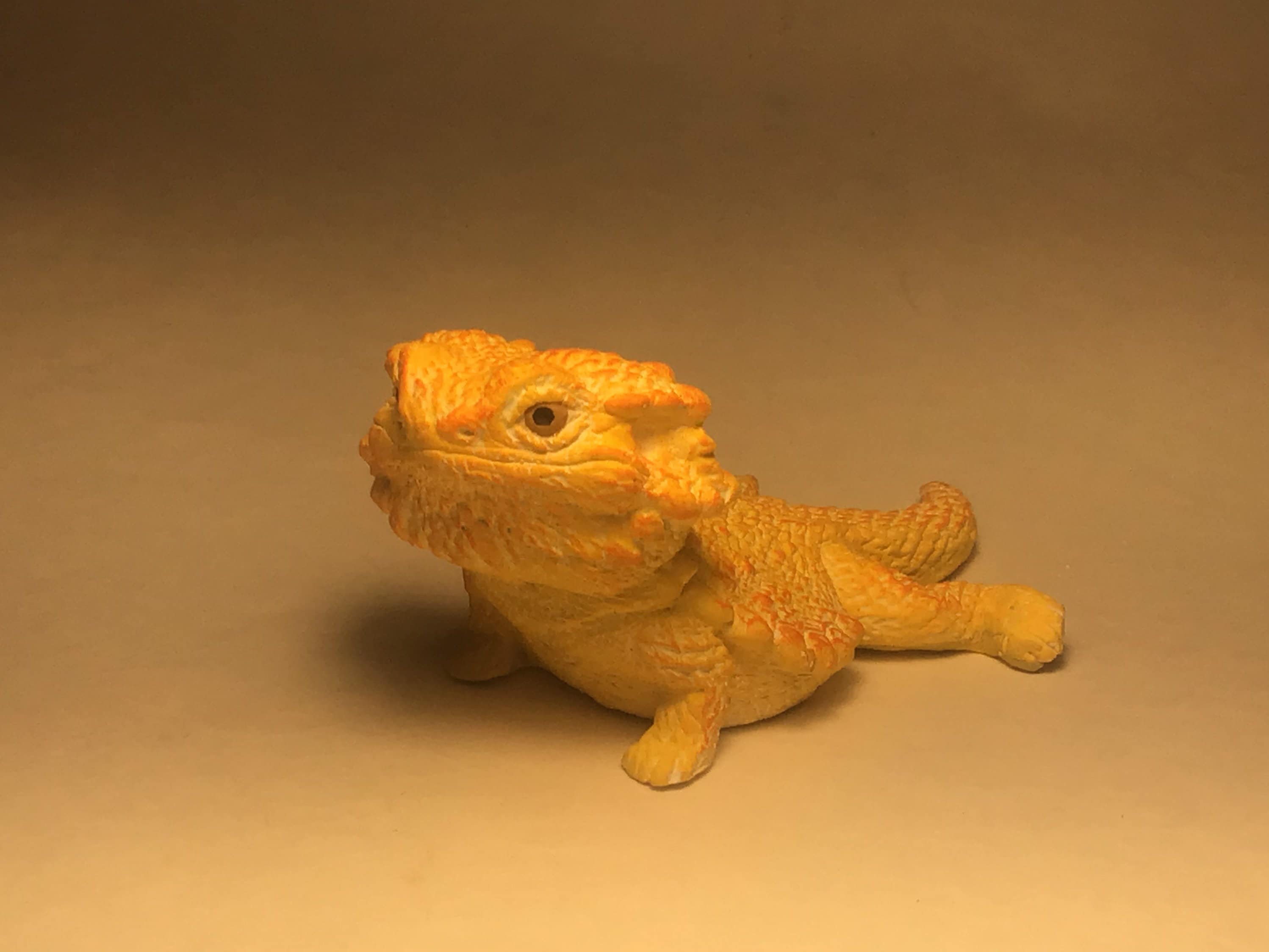 Bearded Dragon Sculpture Figurine relaxing Cutie Yellow - Etsy India