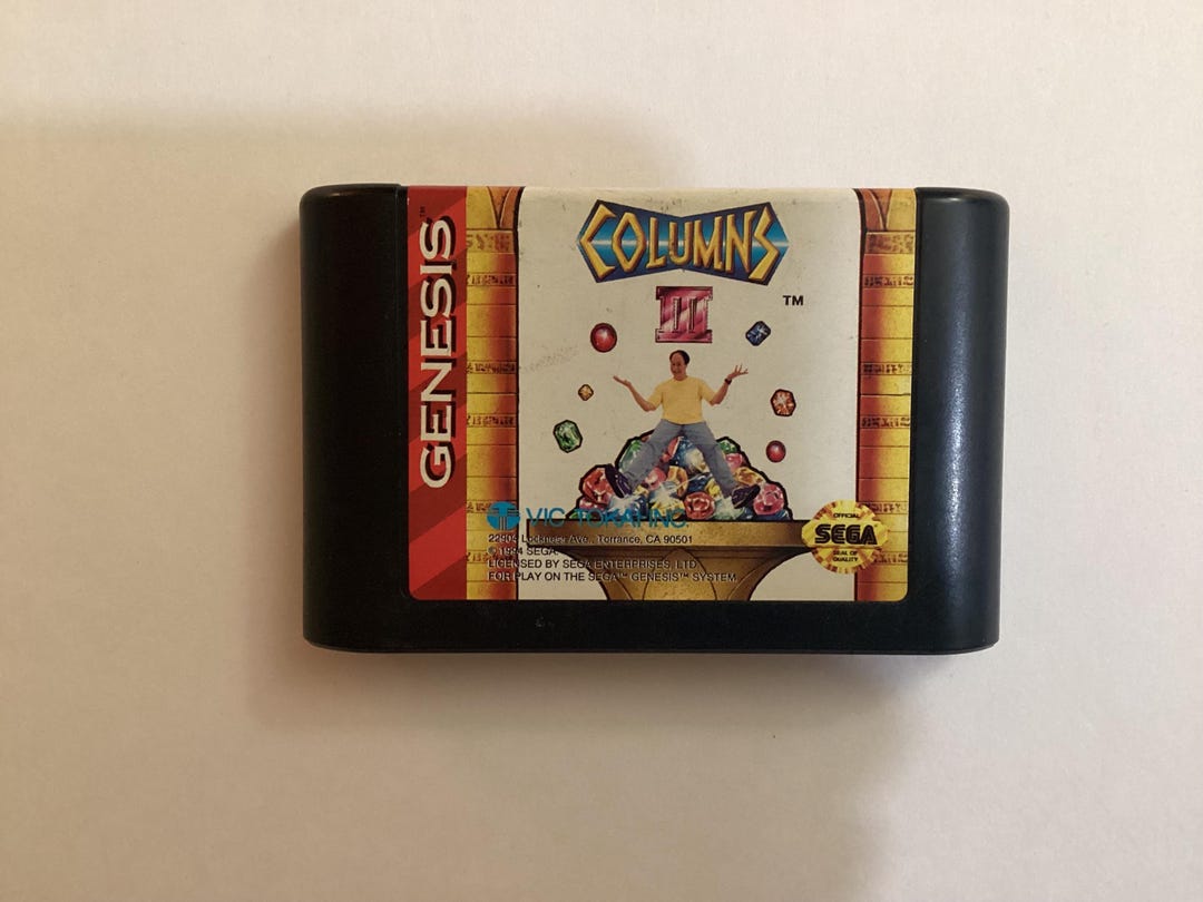 Sega Genesis Columns III Game Cartridge Only (used) - Etsy