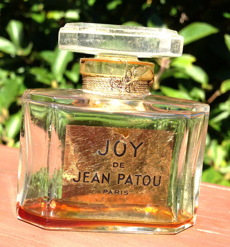 Joy De Jean Patou Vintage Perfume Bottle - Etsy