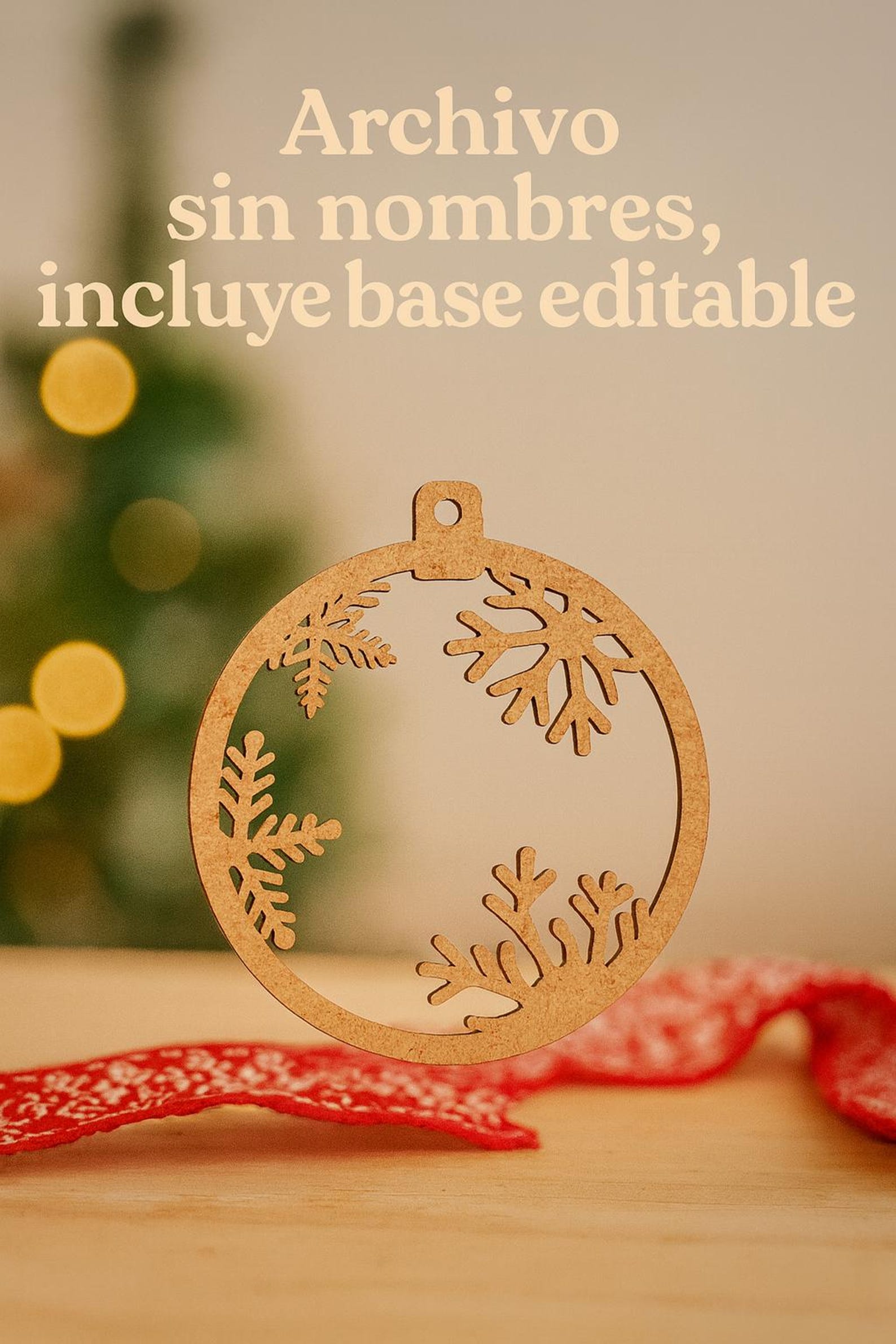 Archivo digital Esferas navideñas personalizables | 10 modelos base ...