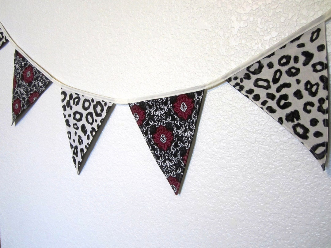 Diva Leopard Print Bunting Banner - Etsy