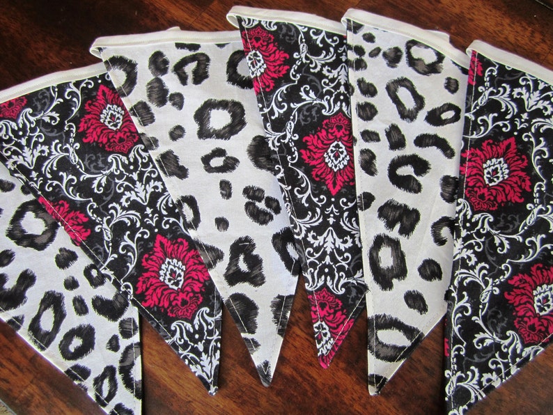 Diva Leopard Print Bunting Banner - Etsy