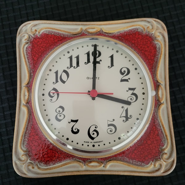 Ceramic Clock - Etsy