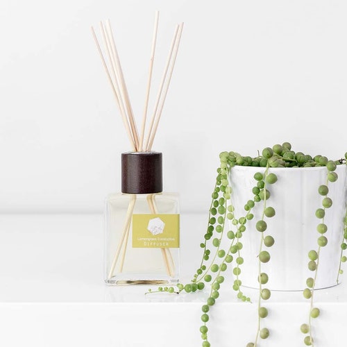 Lemongrass Eucalyptus Reed Diffuser Oil Fragrance Home - Etsy