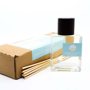 Eucalyptus Peppermint Reed Diffuser Oil - Fragrance - Home Decor / Dorm Decor With Natural ...