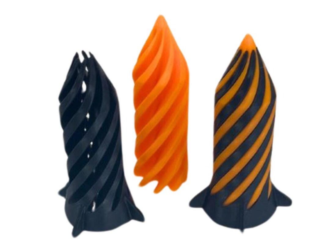 Rocket Fidget Toy - Orange and Black - Etsy