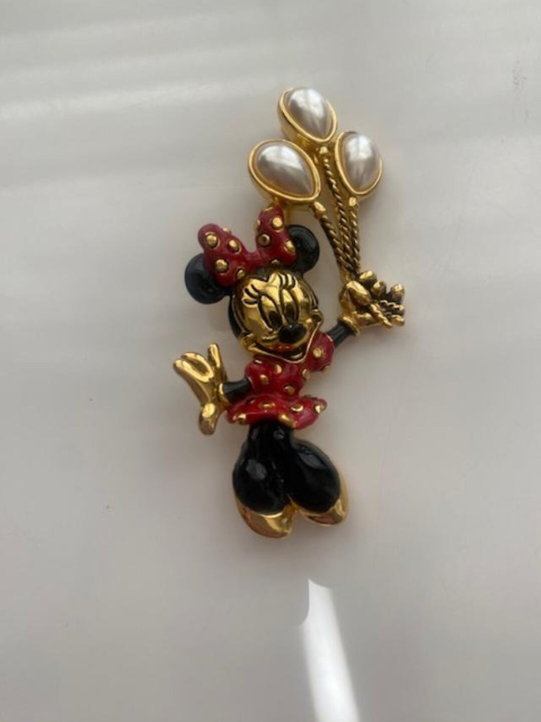Vintage Napier Disney Minnie Mouse Brooch With Baloons - Etsy