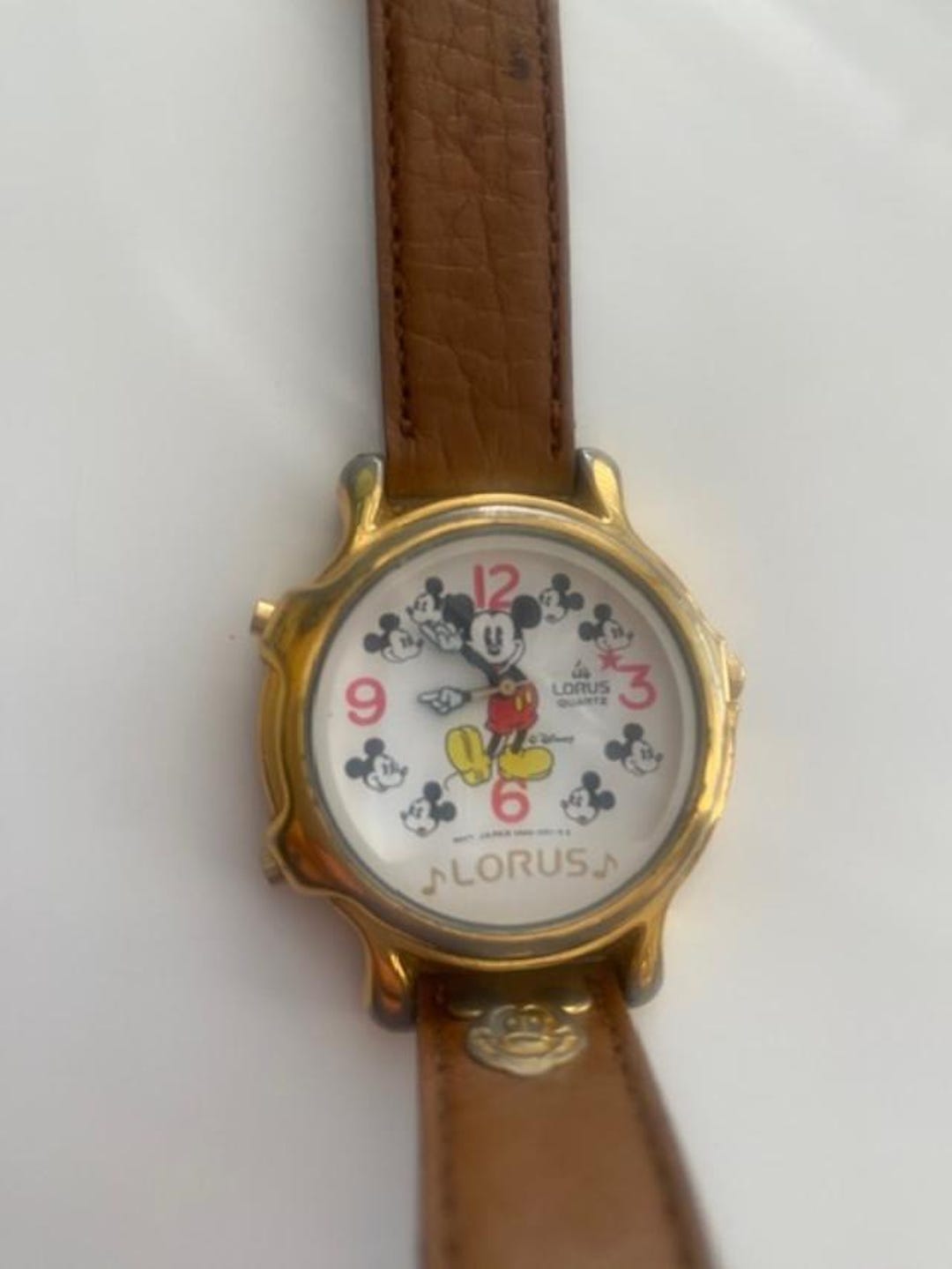 Mickey Mouse Musical Watch (1980's) Vintage Lorus - Etsy