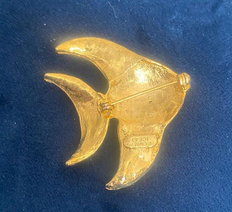 Eisenberg Ice Vintage Angel Fish Brooch - Etsy