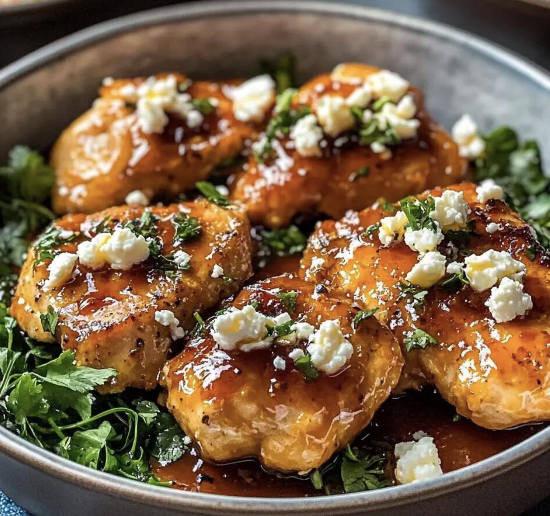 Best Recipe for Hot Honey Feta Chicken, Easy Recipe, Printable Recipe ...