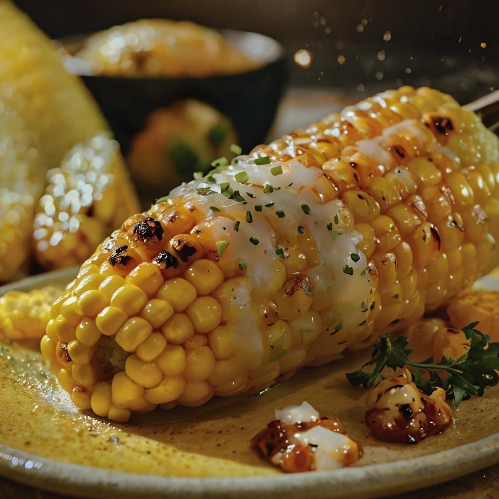Best Recipe for Cheesy Garlic Butter Corn on the Cob, Easy Recipe ...