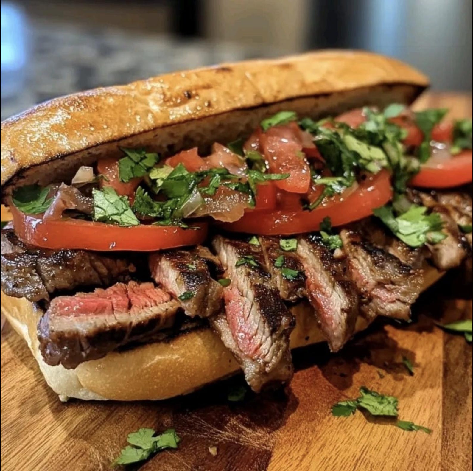 Best Recipe for Marinated Flank Steak Sandwich, Easy Recipe, Printable ...