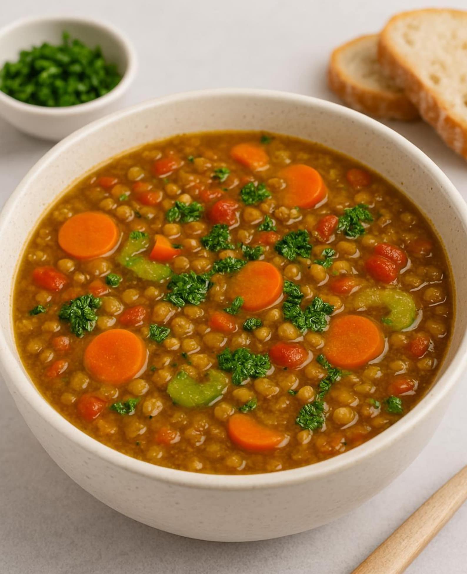 Best Recipe for Vegan Lentil & Spinach Soup, Easy Recipe, Printable ...