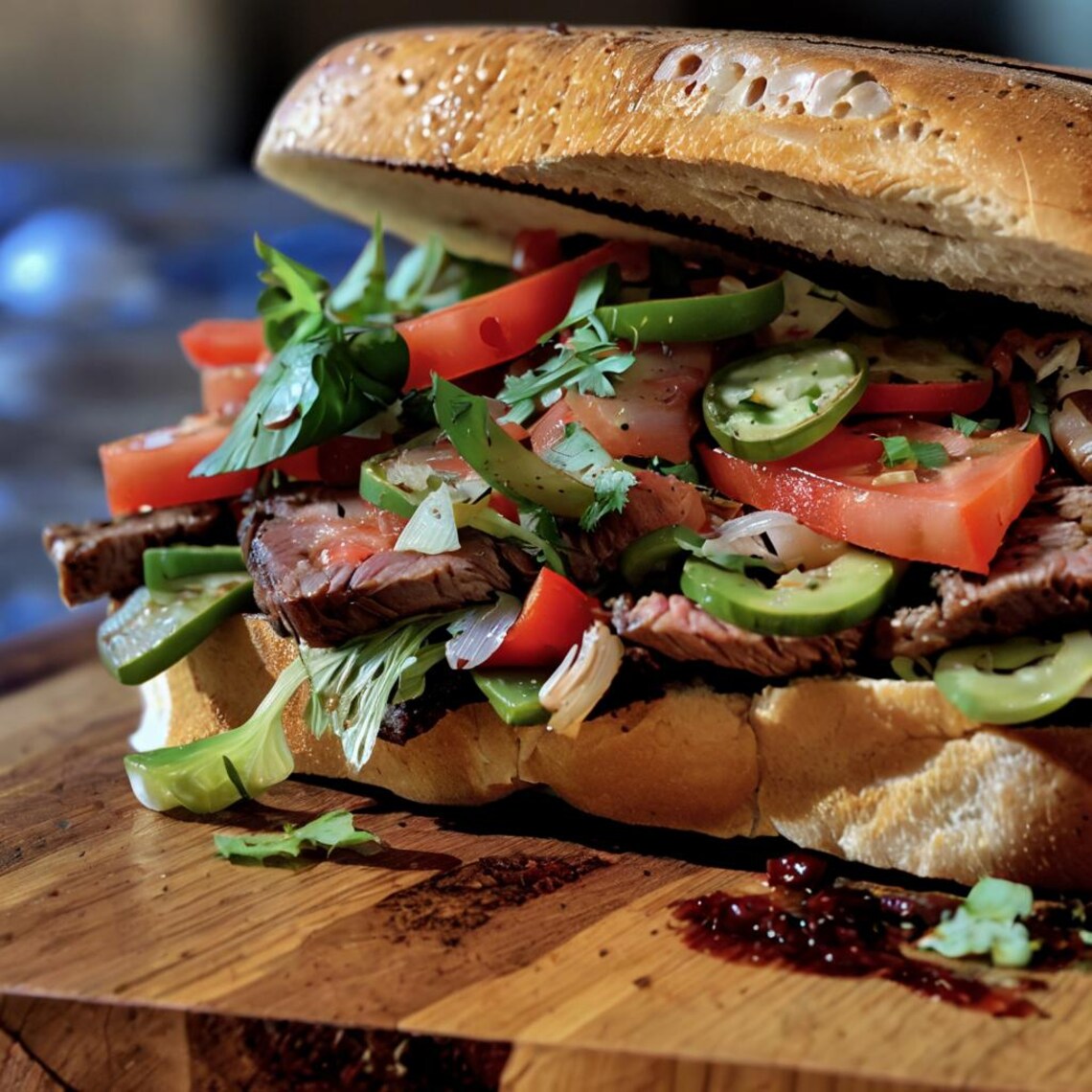 Best Recipe for Marinated Flank Steak Sandwich, Easy Recipe, Printable ...
