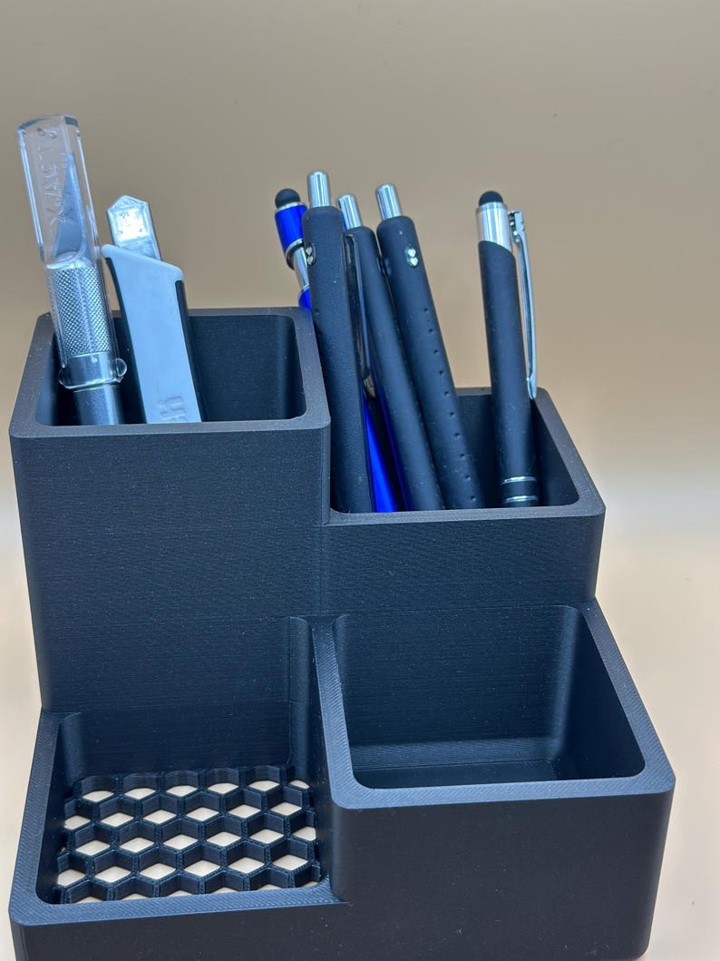 Modular Desk Organizer Set - Custom 3D Printed Storage System ...