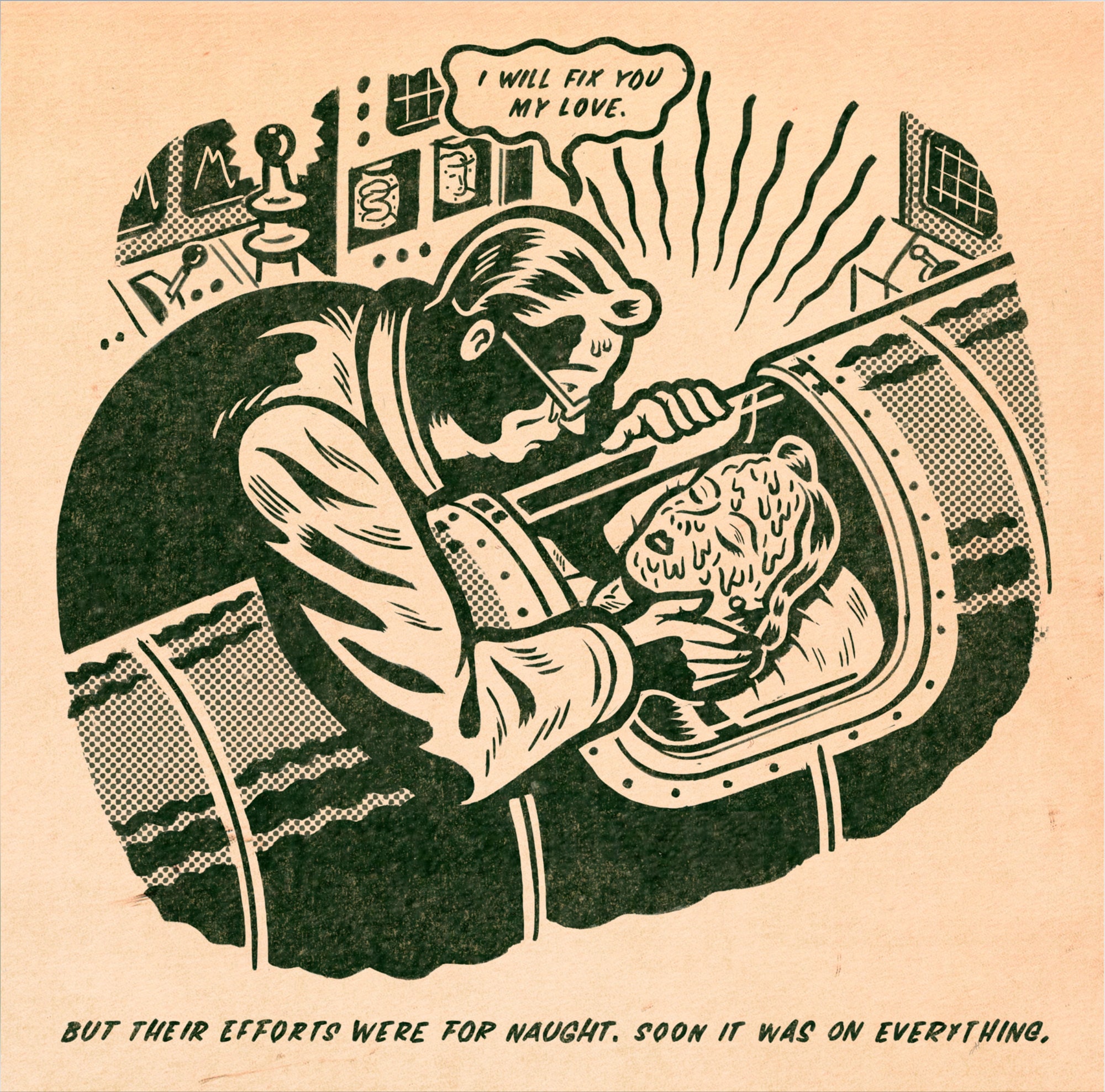 GUNK Volume 1 Vintage Horror Comic DIGITAL VERSION - Etsy