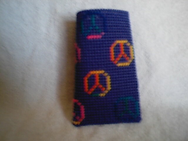 Plastic Canvas Pattern Peace Sign Eyeglass Case PDF Digital Download - Etsy