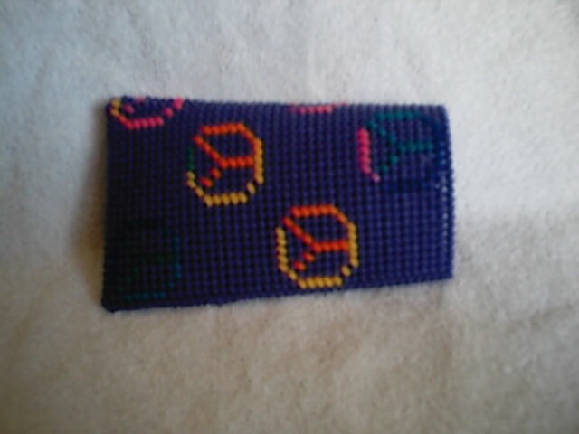 Plastic Canvas Pattern Peace Sign Eyeglass Case PDF Digital Download - Etsy