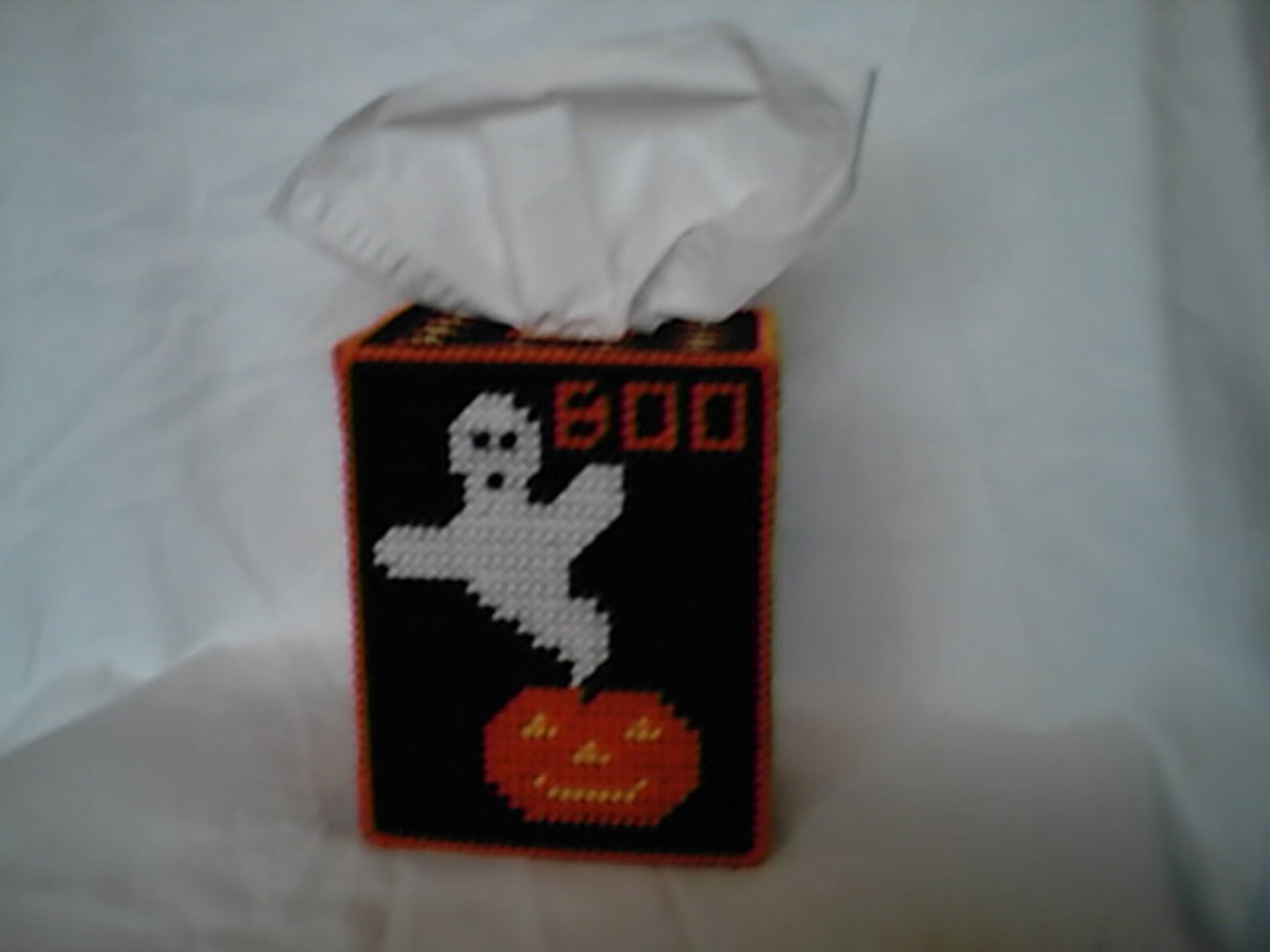Halloween Tissue Box Cover Plastic Canvas PDF Pattern - Etsy