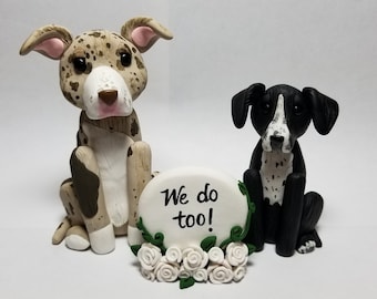 Dog cake topper | Etsy