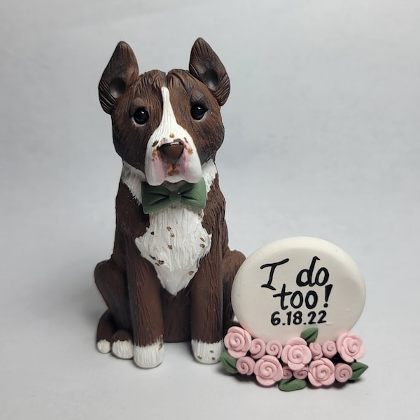 Boxer Cake Topper - Etsy