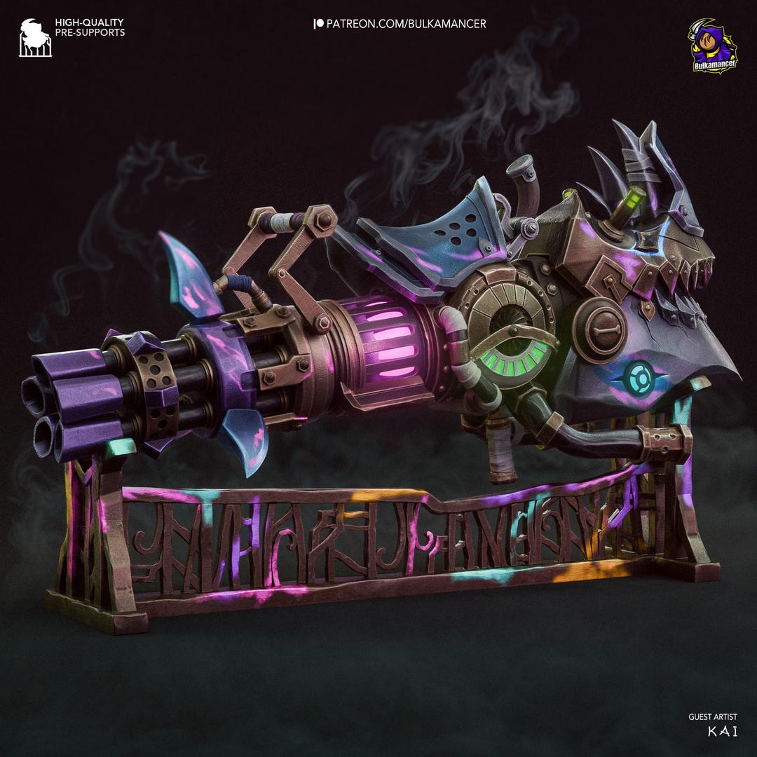 Fractured Symbol Jinx Arcane League of Legends Gun | 12k High ...