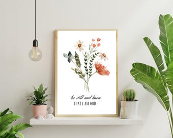 Digital KJV Verse Wall Art, Instant Download, Christian Scripture ...