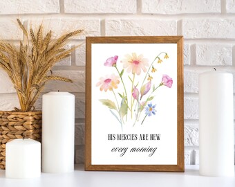 KJV Inspirational Bible Verse Wall Art, Digital KJV Scripture ...