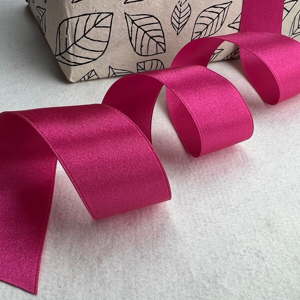 Pink Satin Ribbon - Etsy