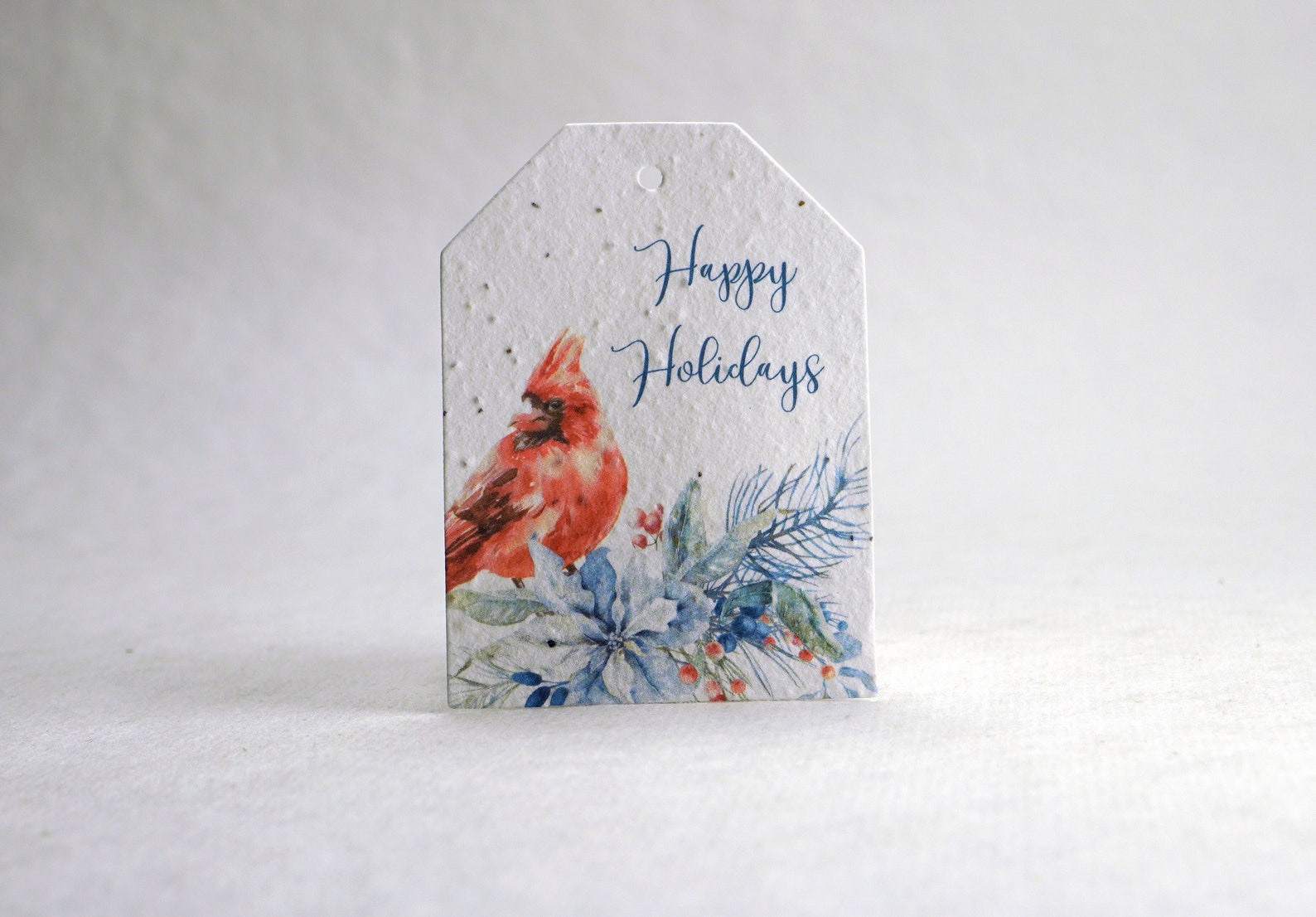 Blue Watercolor Art Wildflower Seed Paper Tags 3.25 - Etsy