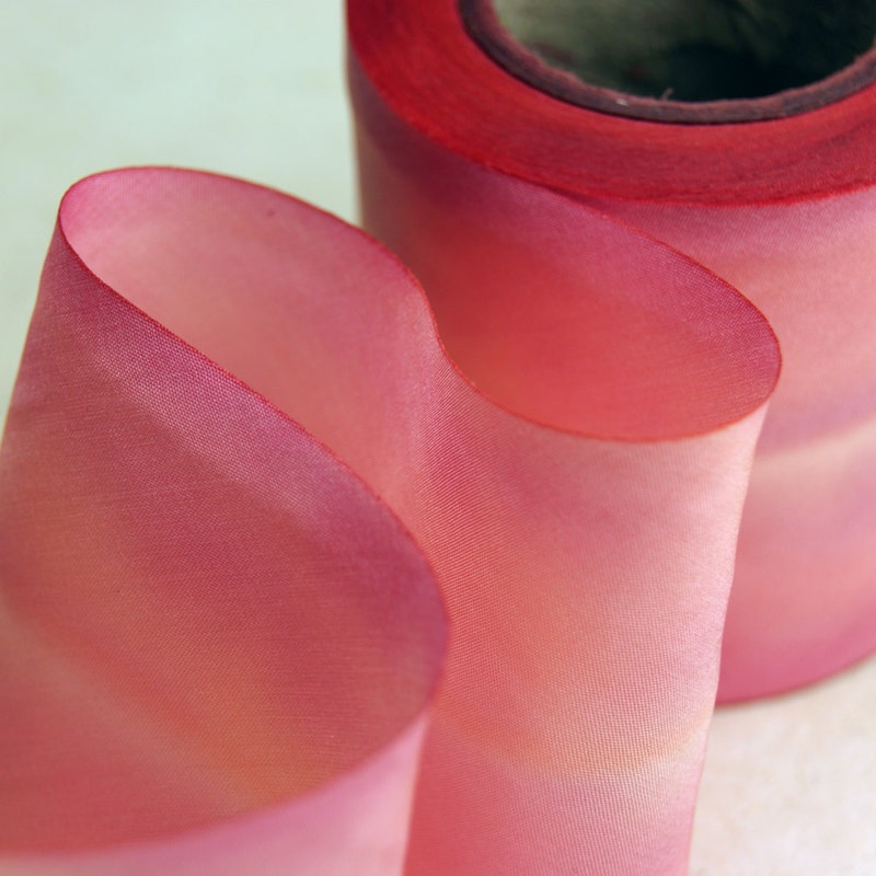Pink Silk Ribbon - Etsy