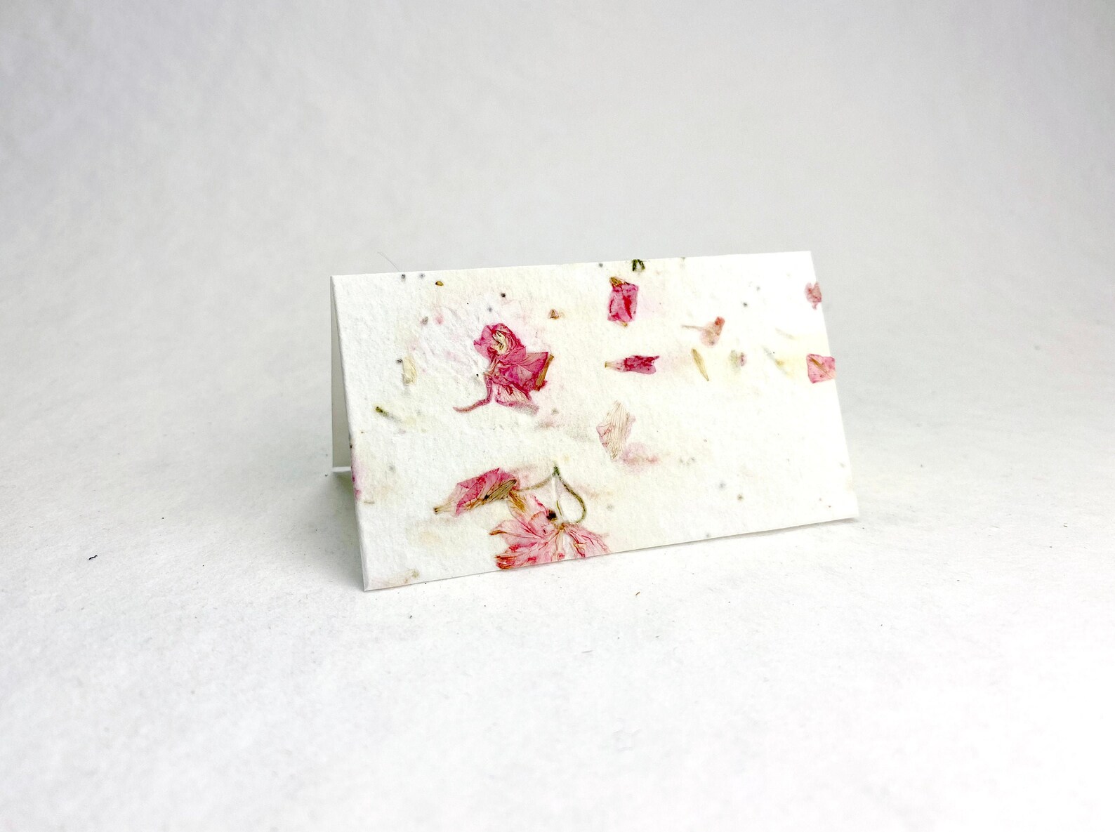 Flower Seed Paper Folding Table Card Place Card Name Card | Etsy