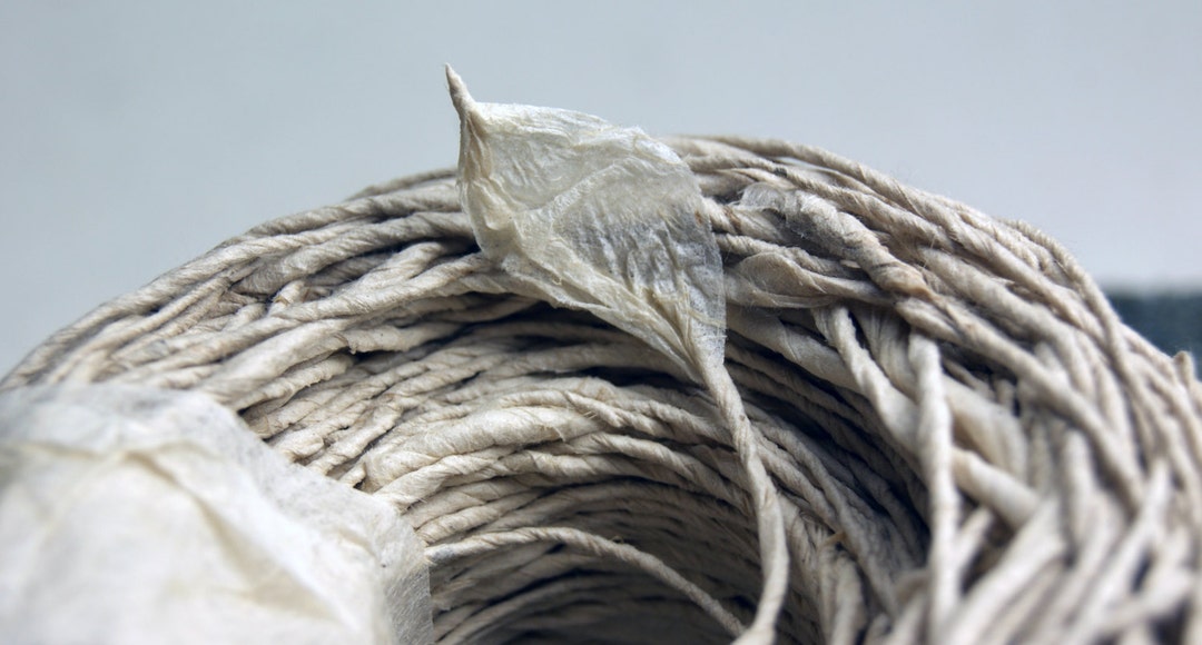 Earth Friendly Paper Twine From Handmade Invitation Paper Tie - 8 Yard ...