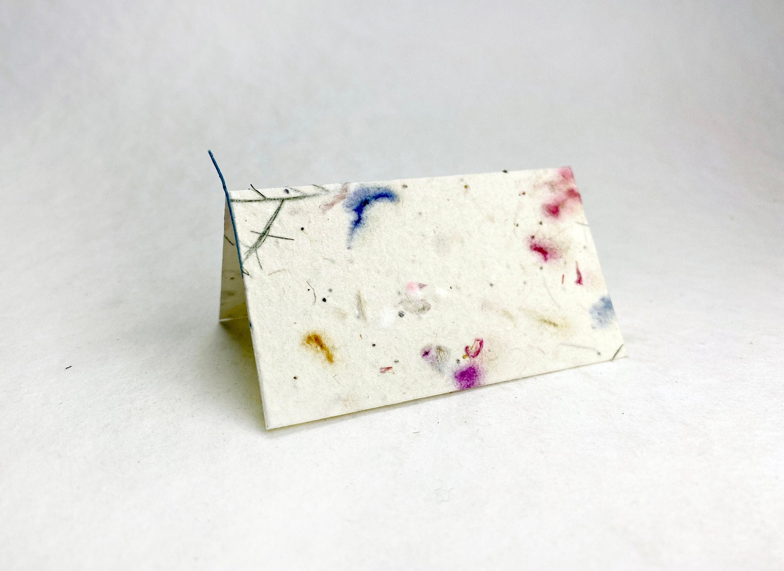 Flower Seed Paper Folding Table Card - Place Card / Name Card / Gift ...