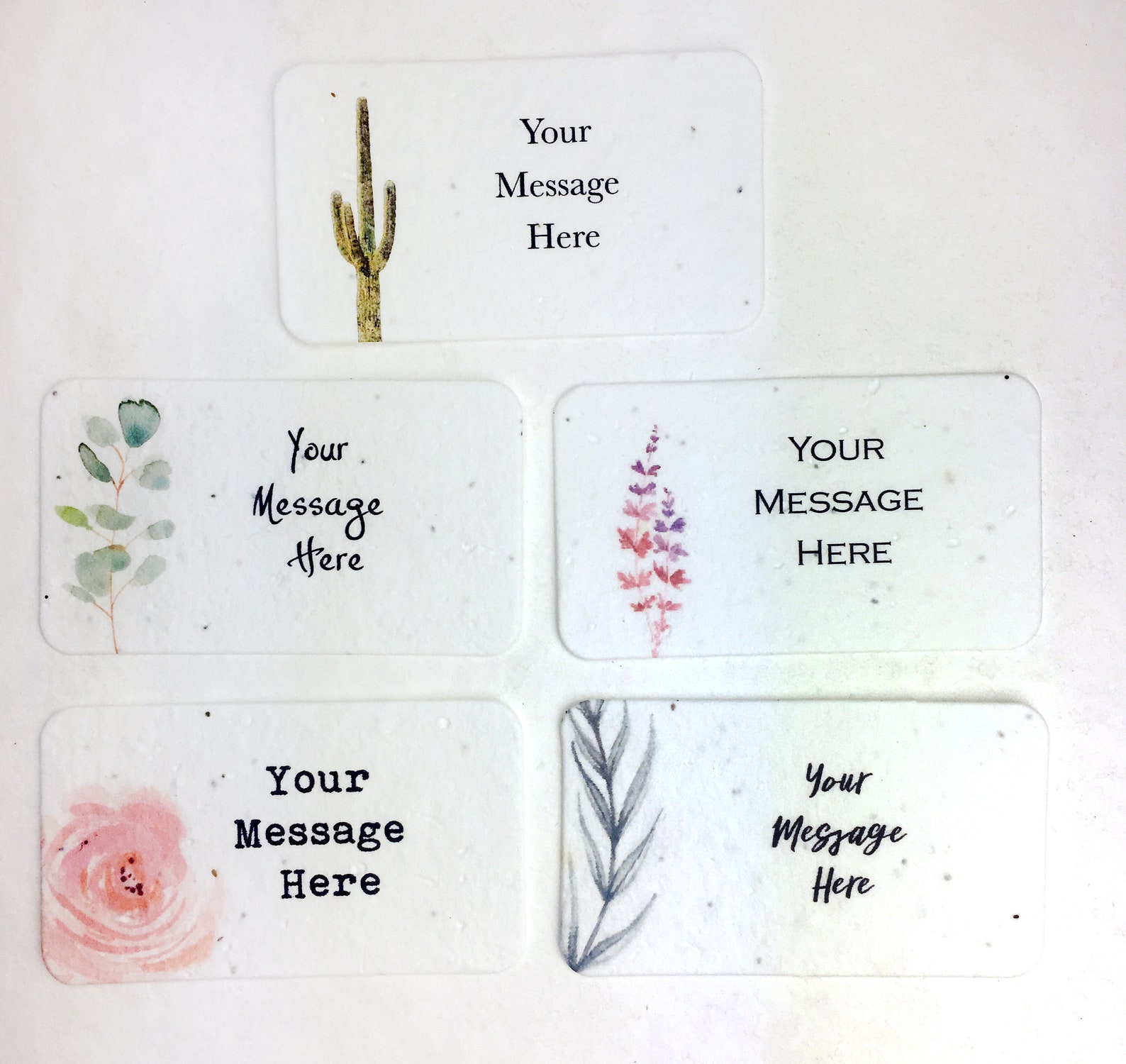 Custom, Personalized Seed Paper Card With Planting Instructions ...