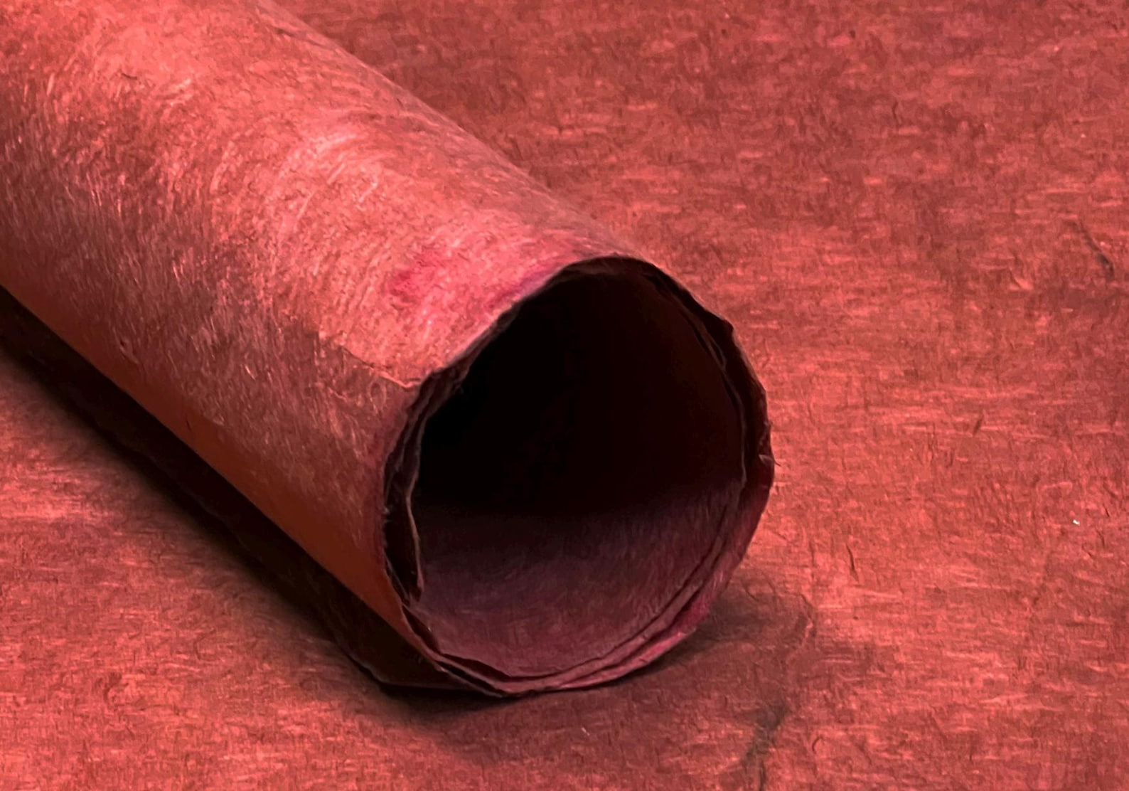 Cranberry Red Handmade Wrapping Paper Gift Wrap Set of Three or Ten ...