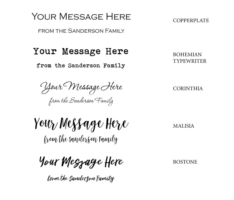 Personalized Thank You Cards Custom Message Inside 47s - Etsy