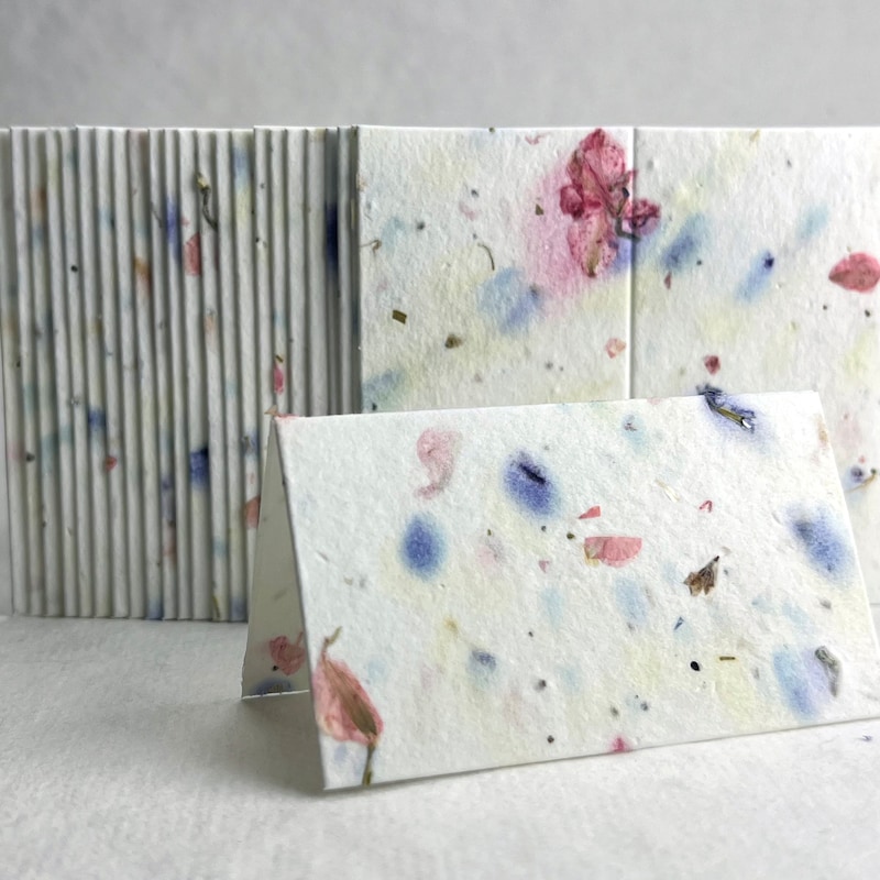 Place Cards Flowers Blank - Etsy