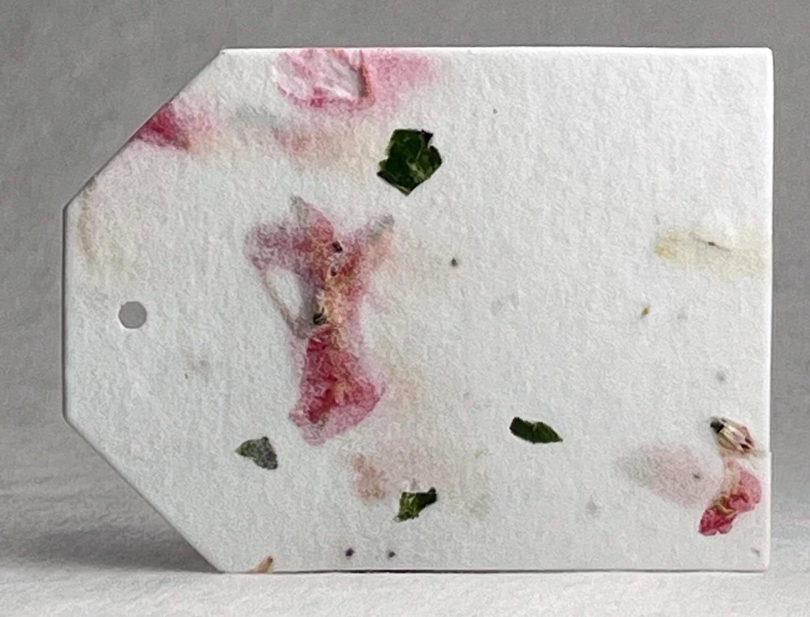 Seed Paper Tags 2.5" Wide by 3.375" Tall Wildflower Handmade Paper ...