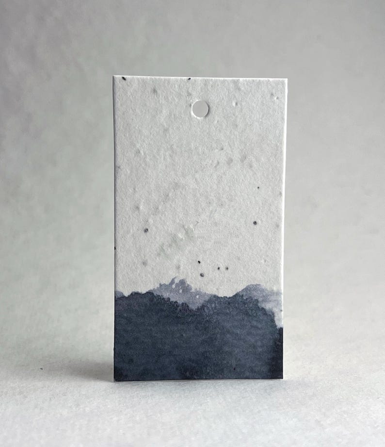 Color Swash Watercolor Art | Handmade Wildflower Seed Paper | 3" by 2 ...