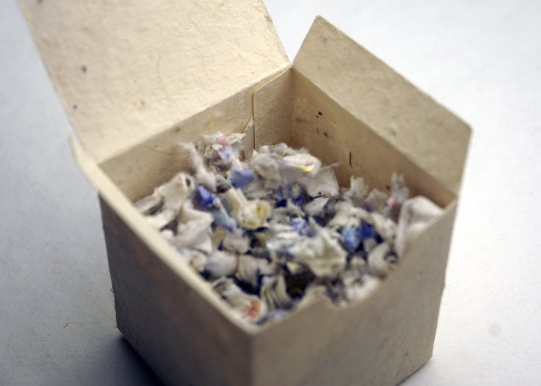 Recycled Seed Paper Wedding Confetti or Box Fill - Shredded Wildflower ...