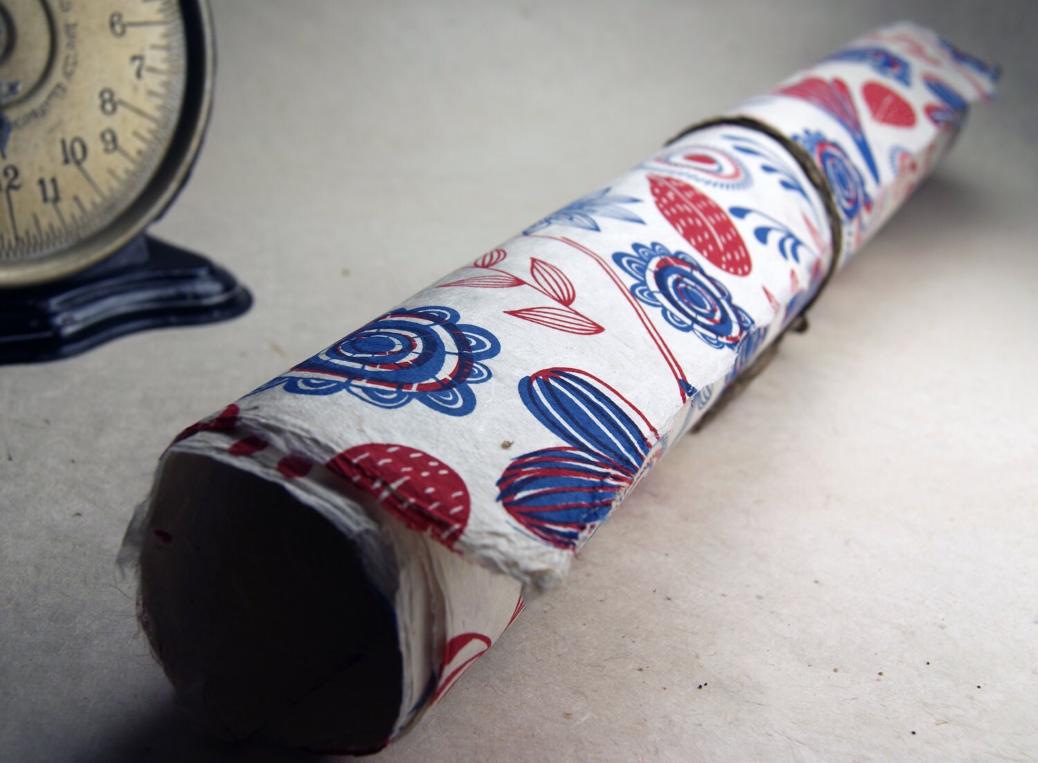 Danish Garden Handmade Wrapping Paper Gift Wrap 3 or 10 Sheets Red and ...