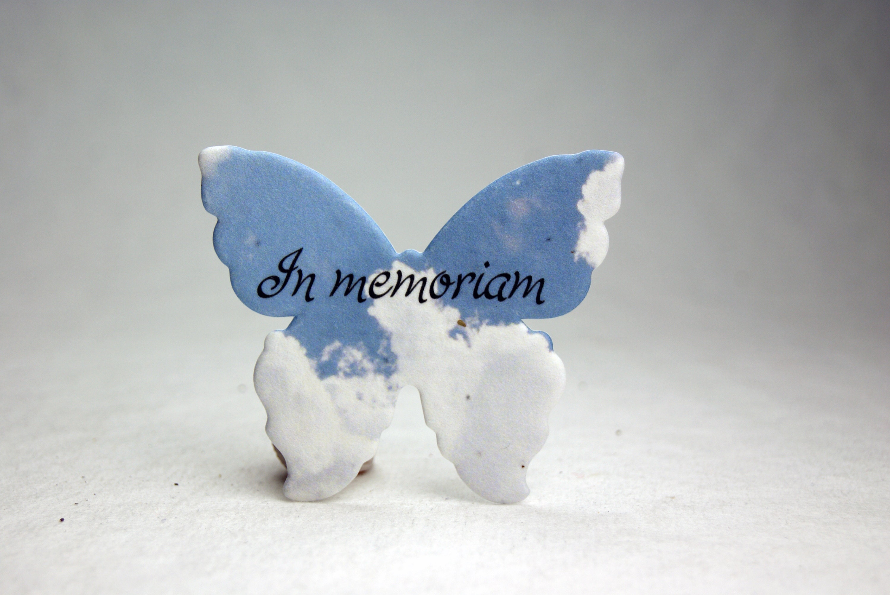 Large in Memoriam Seed Paper Butterflies 3w - Etsy