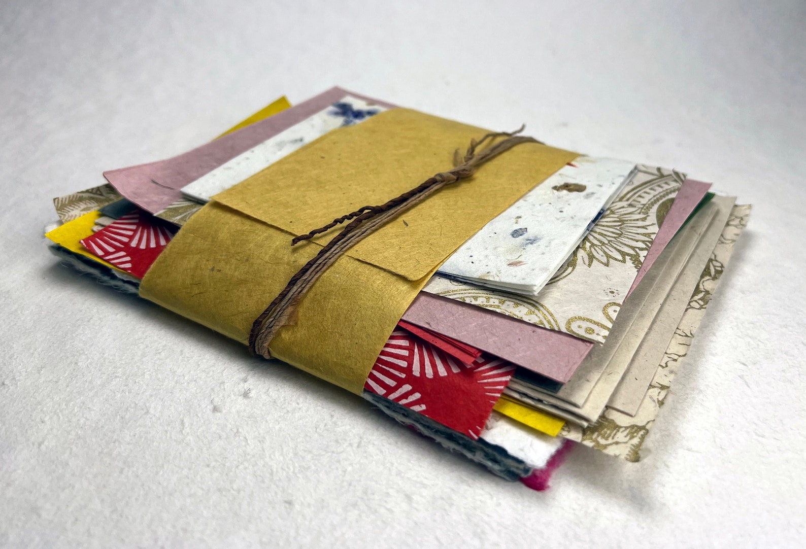Paper Scrap for Craft Projects - Random Swatch Collection of Seeded and ...