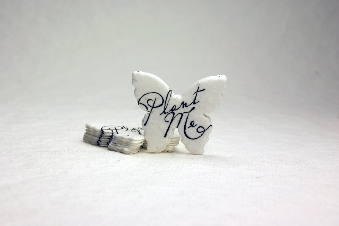 Small Plant Me Seed Paper Butterflies 1.8h X 1.5w - Etsy