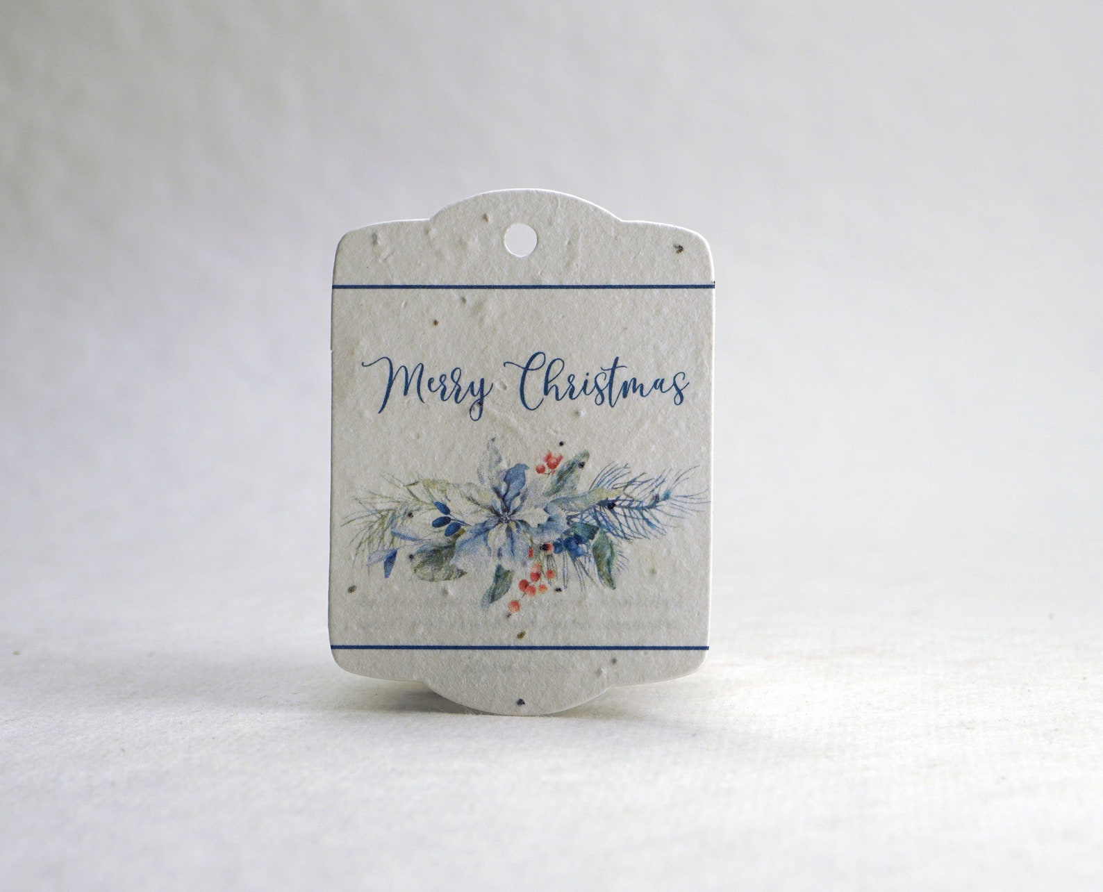 Blue Watercolor Art Wildflower Seed Paper Tags 3.25 - Etsy