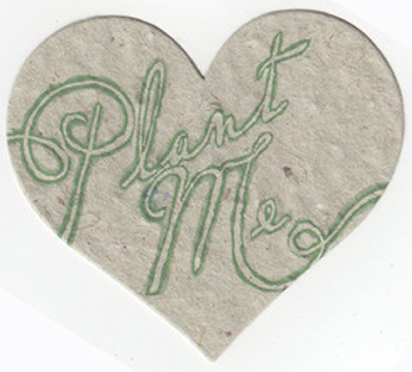 Large plant Me Recycled Seed Paper Hearts - Etsy